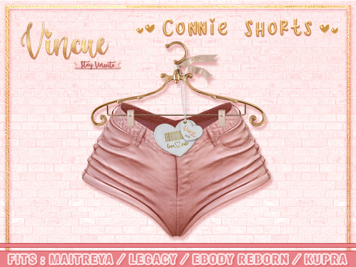 Second Life Marketplace - Vincue / Connie Shorts - Blush